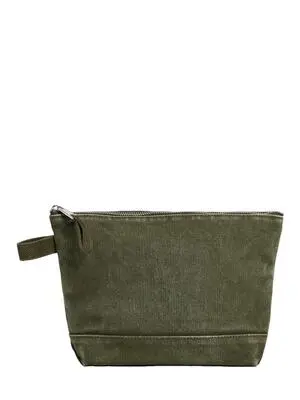 ALEX MILL Canvas Pouch - Military Olive