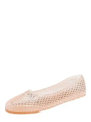 ANCIENT GREEK SANDALS Iro Jelly Flats - Nude