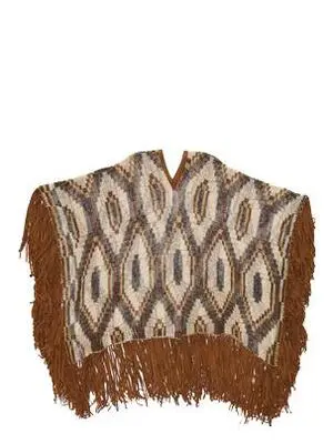 CURATORIA Viento Short Poncho Tan