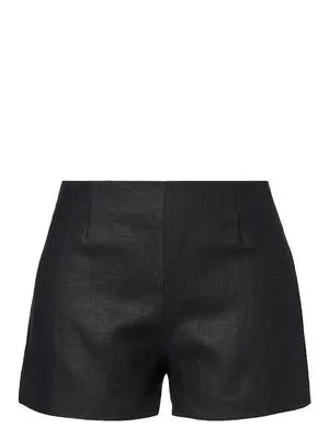 Faithfull The Brand Lila Linen Shorts - Black
