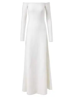 Gabriela Hearst Aine Silk Maxi Dress - White