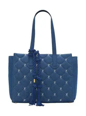 Vince Camuto Quilted Tote - Denim