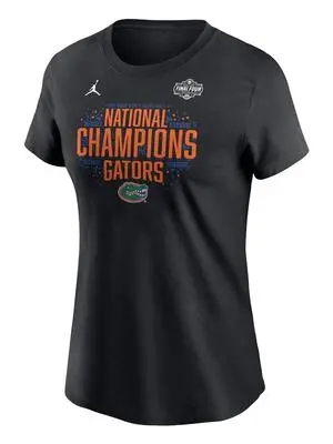 JORDAN BRAND Florida Gators 2025 Ncaa Basketball National Champions Locker Room T-shirt - Black