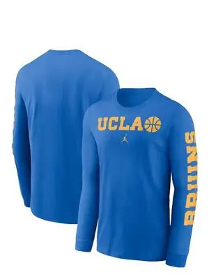 JORDAN BRAND Ucla Bruins Basketball Icon Two-hit Long Sleeve T-shirt - Blue