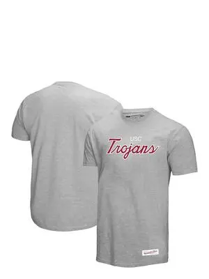 Mitchell & Ness Usc Trojans Elite Script T-shirt - Gray