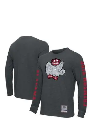 Mitchell & Ness Alabama Crimson Tide Team Pride Long Sleeve T-shirt - Charcoal