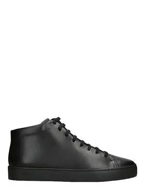 JAK Nz Leather High-top Trainers - Black