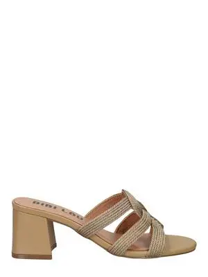BIBI LOU 60mm Alia Sandals - Neutrals