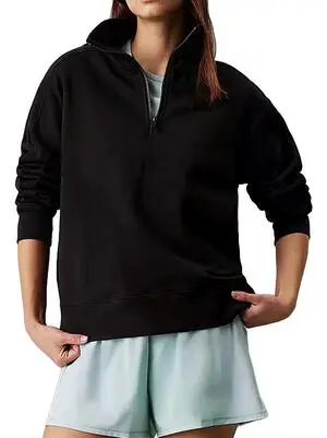 Calvin Klein Zip-fastening Sweatshirt - Black
