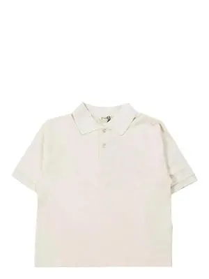Auralee Cotton Polo Top - White