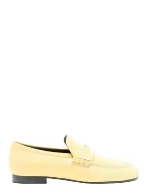 Proenza Schouler Monogram Leather Loafers - Yellow