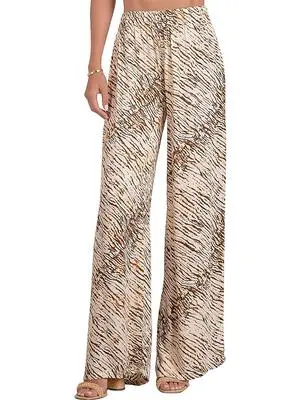 ELAN Printed Wide Leg Pants