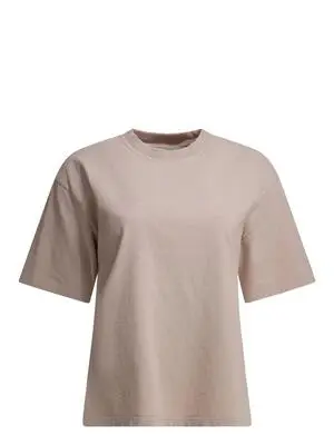 GOLDEN GOOSE Golden Goose Cotton T-Shirt With Logo Grey