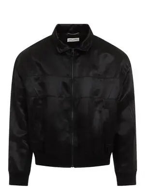 Saint Laurent Wool Jacket Black