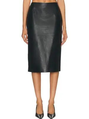 Gabriela Hearst Manuela Skirt - Black