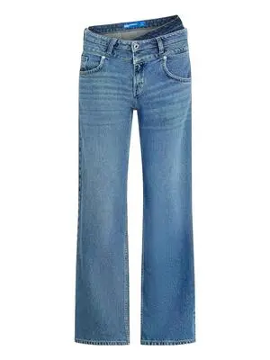 Karl Lagerfeld Relaxed Mid-rise Jeans - Blue