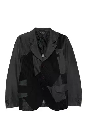 BLACK COMME DES GARÇONS Patchwork Blazer - Black