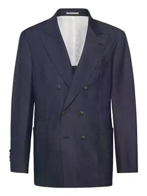 Brunello Cucinelli Deconstructed Blazer - Blue