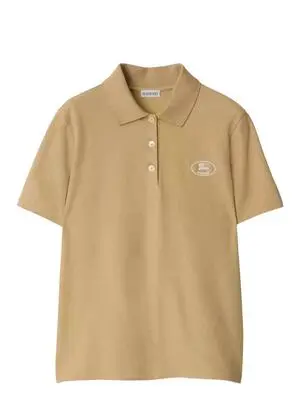 Burberry Cotton Polo Shirt - Neutrals