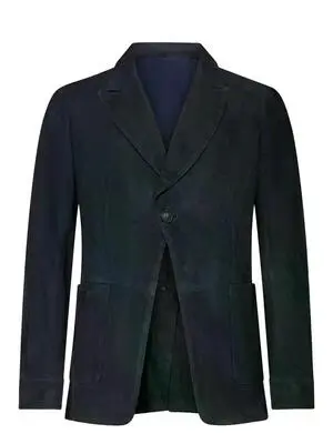 FRANZESE COLLECTION Suede Blazer - Blue