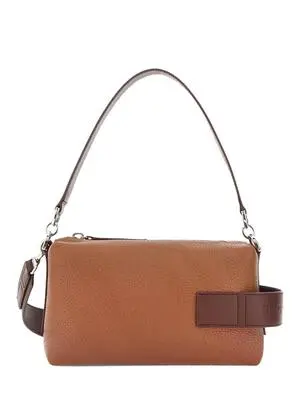Hogan Script Tote Bag - Brown