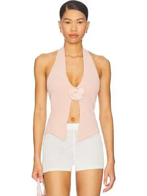 With Jéan Rose Top - Baby Pink