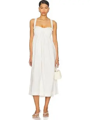 Free People X Poppy Midi Dress - Coconut Milk