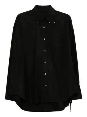 MARINA YEE Reworked Button-down Shirt - Black
