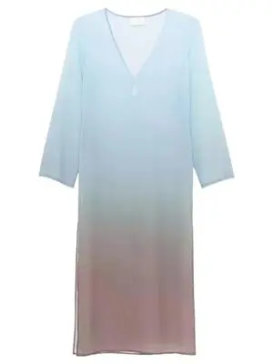 MC2 SAINT BARTH Agatha Maxi Dress - Blue