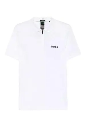 BOSS Monogram-jacquard Polo Shirt