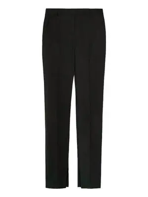 Sportmax Side-slit Trousers - Black