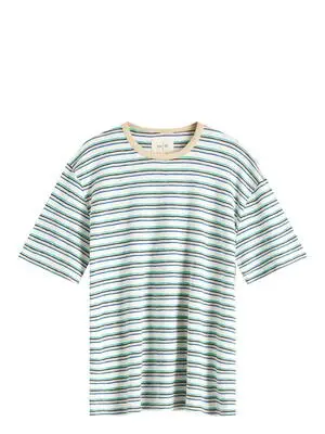 Folk Multistripe T-shirt - Ecru Mix