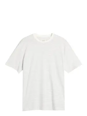 Folk Stripe T-shirt - Soft Blue