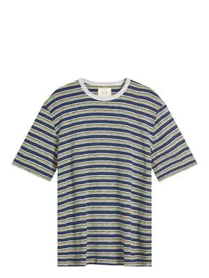 Folk Multistripe T-shirt - Deep Blue Mix