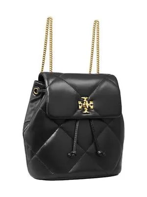 Tory Burch Mini Kira Diamond Quilt Backpack - Black