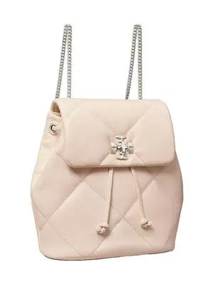 Tory Burch Mini Kira Diamond Quilt Backpack - Soft Pink