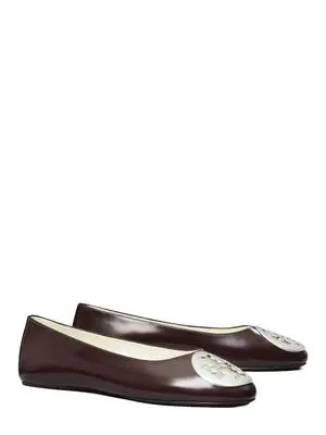 Tory Burch Reva Ballet Flats - Dark Carmine