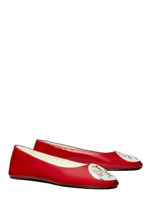Tory Burch Reva Ballet Flats - Toucan Red