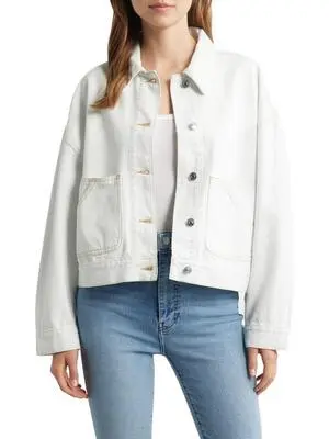 FRAME The Boxy Field Denim Jacket - Trinity
