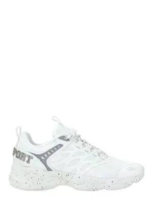 PLEIN SPORT Runner Reflective Scratch Sneakers - White