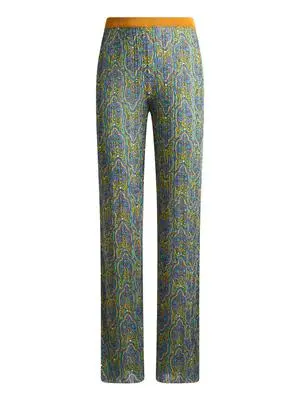 ETRO Printed Knitted Trousers