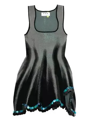 Ph5 Alyssa Wavy Tank Dress - Black