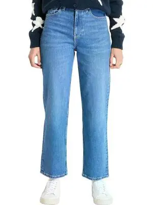 Tommy Hilfiger Layla High-rise Straight Jeans - Blue
