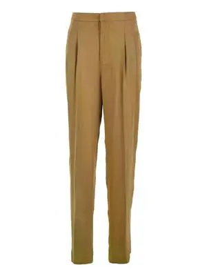 TWINSET Pleated Trousers - Brown