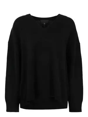 NILI LOTAN V-neck Cashmere Jumper - Black