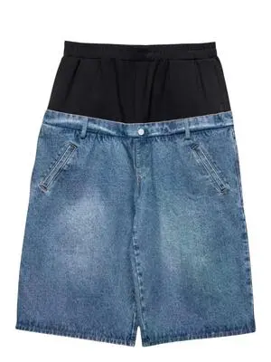 SPENCER BADU Drop-crotch Shorts - Blue