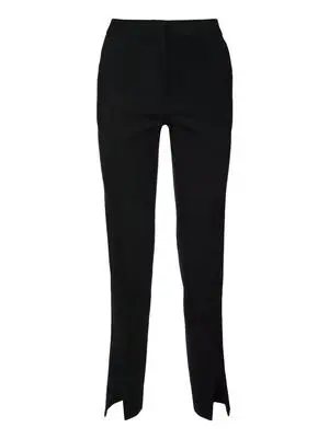 JIL SANDER Wool Trousers - Black