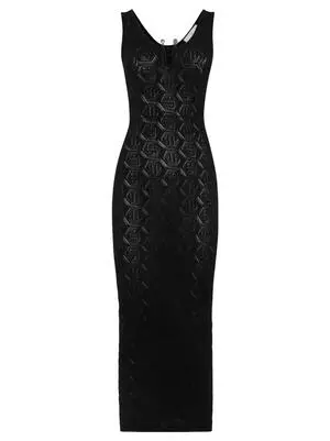 PHILIPP PLEIN Monogram Jacquard Pencil Dress