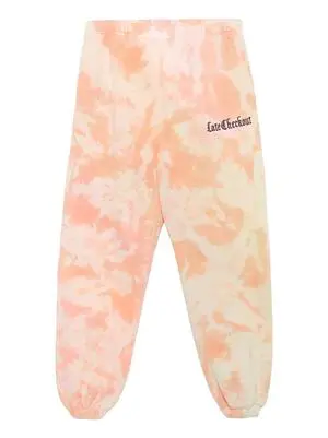 STAIN SHADE Tie-dyed Pants - Orange