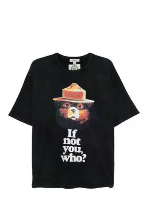 STAIN SHADE Graphic-print T-shirt - Black